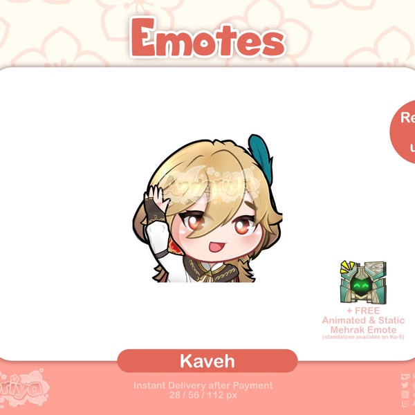 Kaveh genshin emote - Etsy France