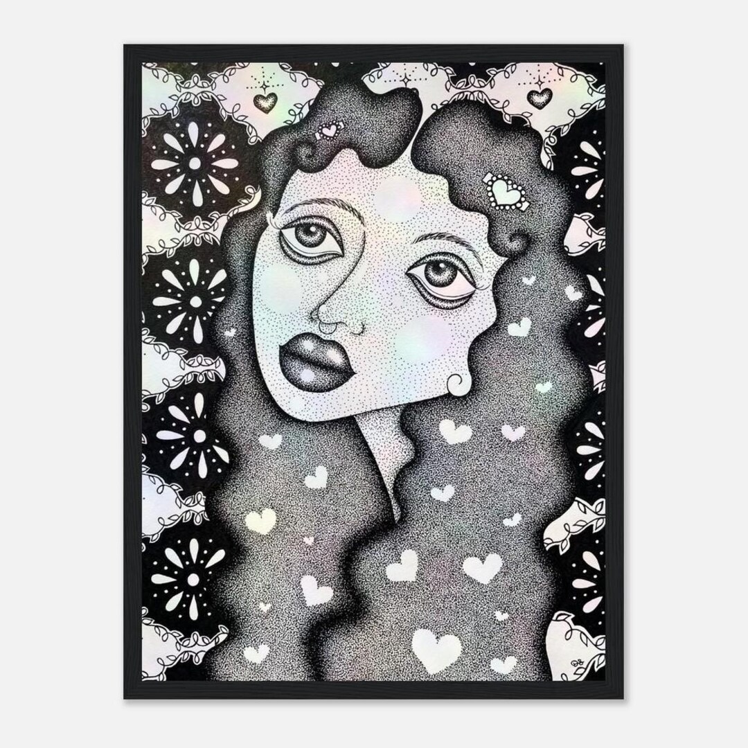 Personification of Love Framed Wall Art, Print, Gallery Wall, Decor ...