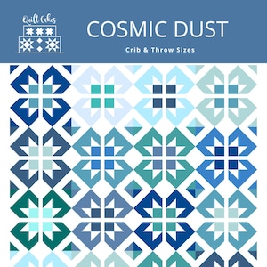 Cosmic Dust Quilt Pattern PRINT - Etsy