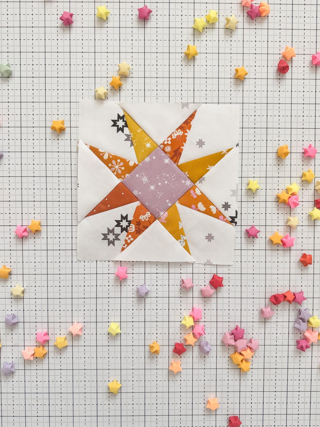 Sharp Star FPP Quilt Block, PDF Pattern - Etsy