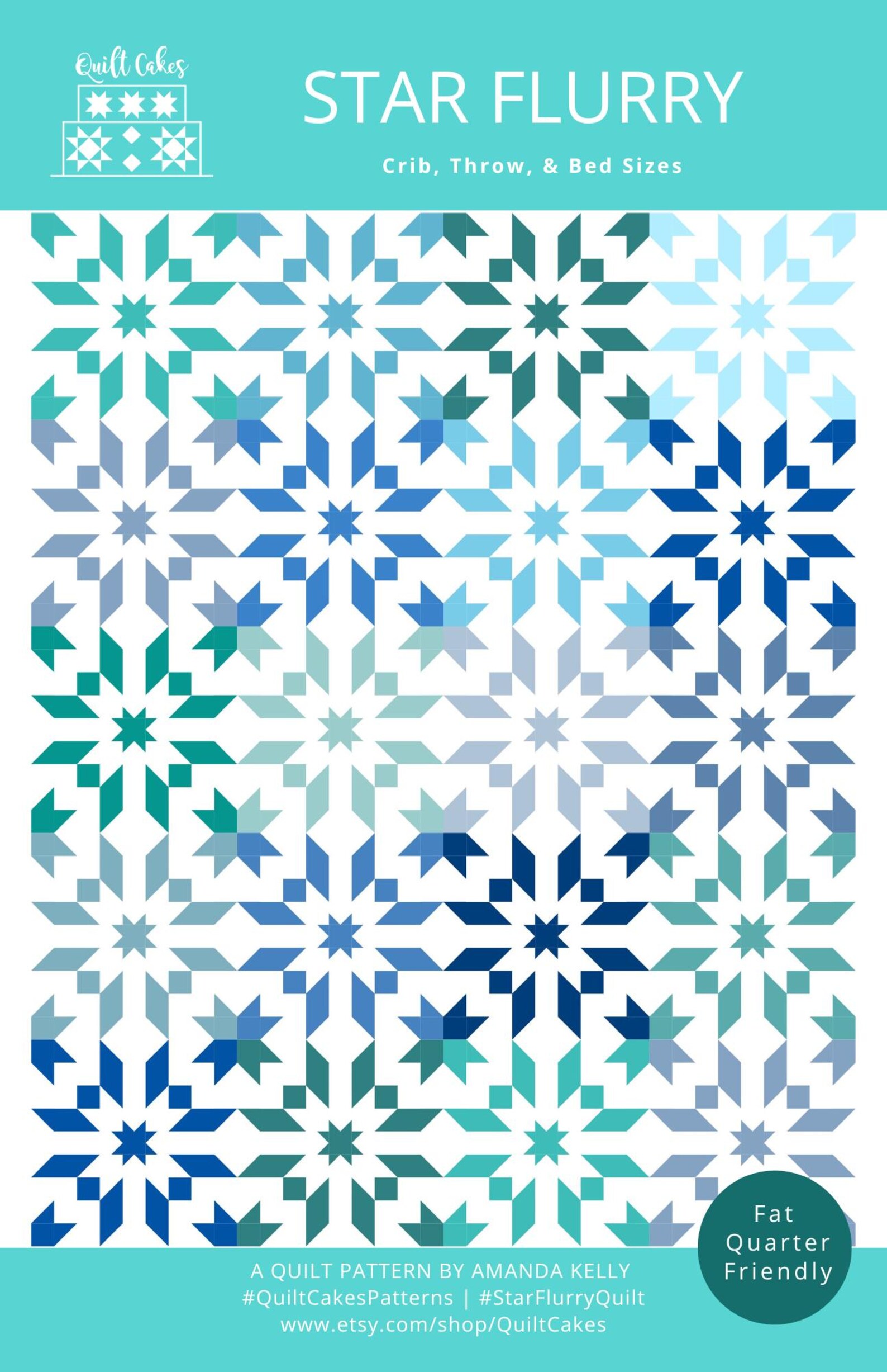 Star Flurry Quilt Pattern PRINTED - Etsy