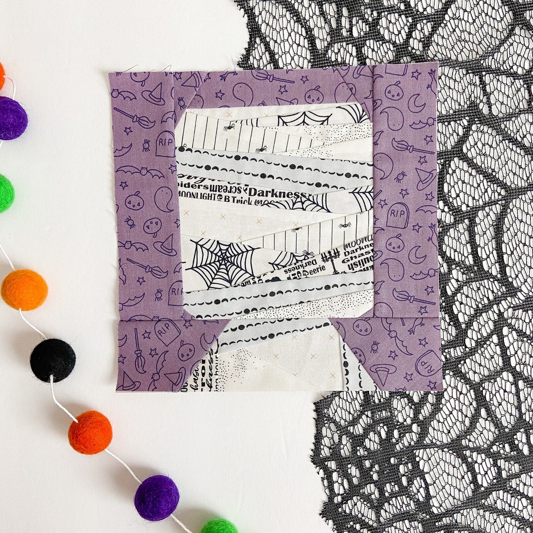 Mummy FPP Quilt Block, PDF Pattern - Etsy