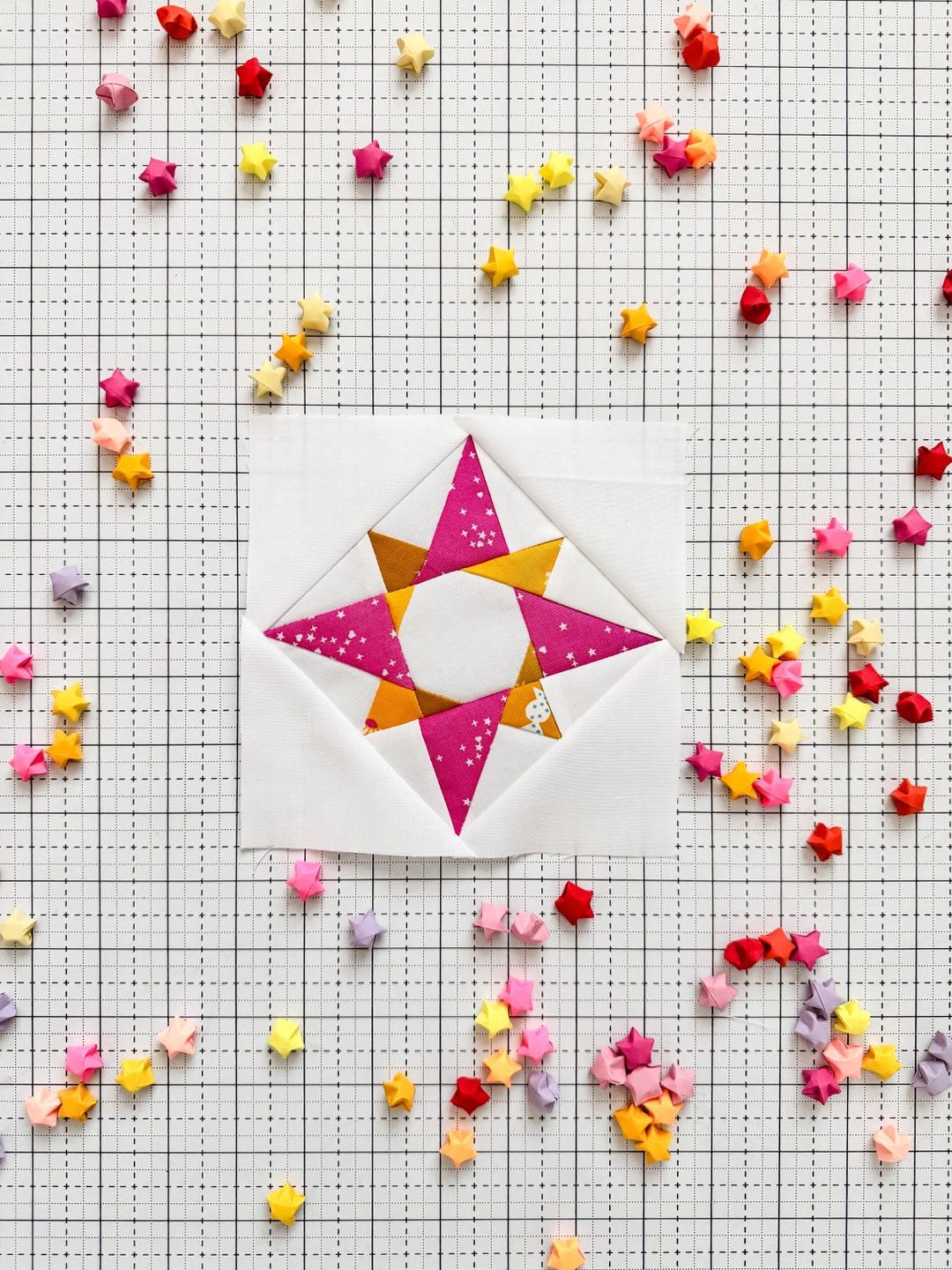 Knotted Star FPP Quilt Block, PDF Pattern - Etsy
