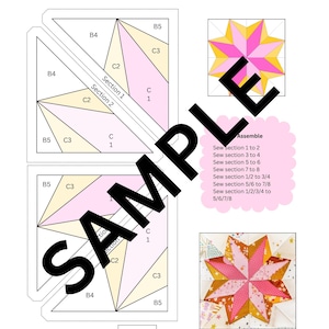 30 Foundation Paper Pieced Stars E-book, PDF Download - Etsy