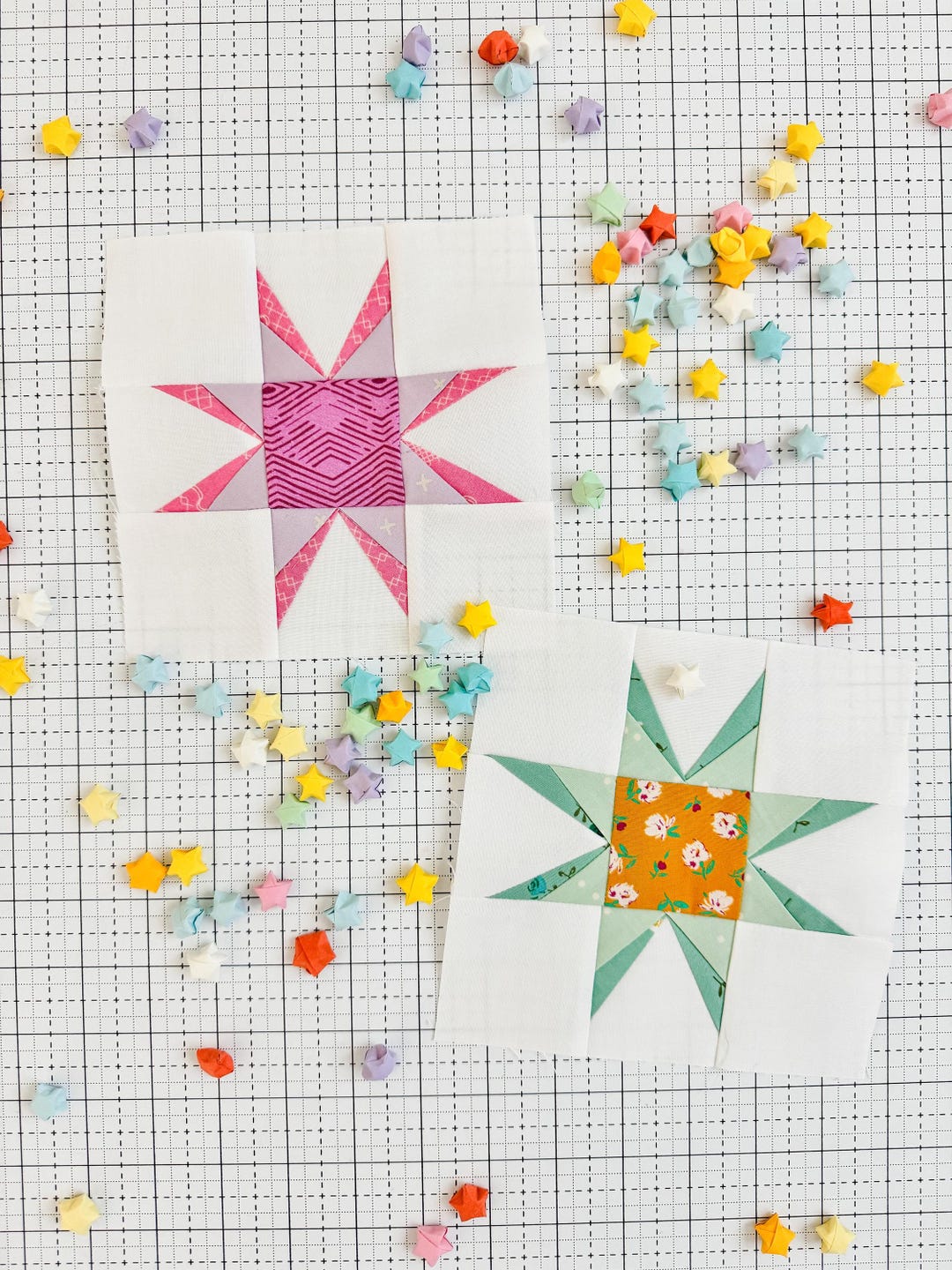 Astral Glow FPP Quilt Block, PDF Pattern - Etsy