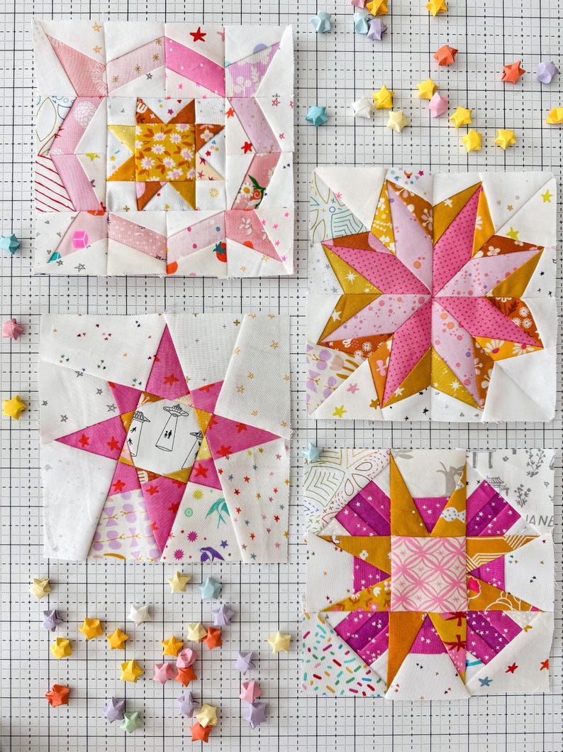 30 Foundation Paper Pieced Stars E-book, PDF Download - Etsy