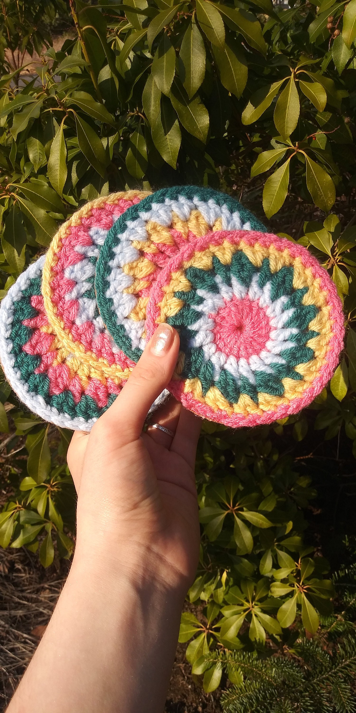 Crocheted Coaster Set! - Etsy