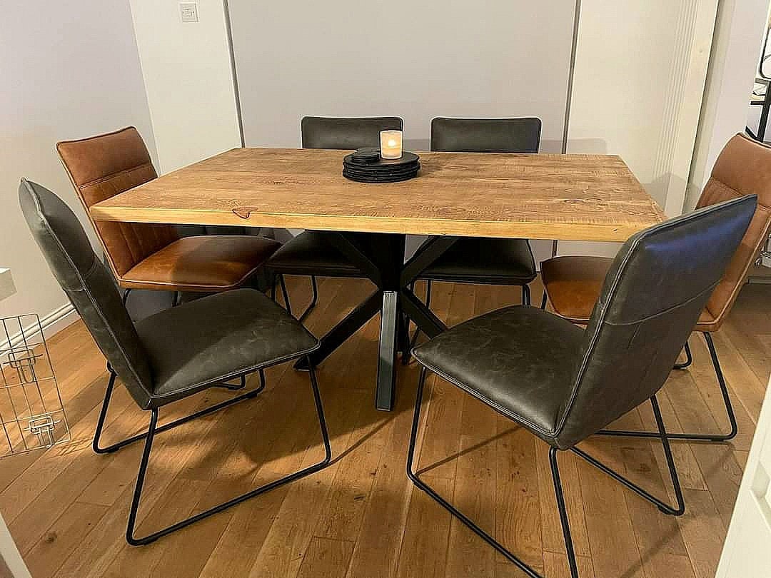 Handmade Rustic Dining Table With 'spider' Legs - Sustainably Sourced ...
