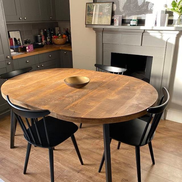 Round Dining Table - Etsy UK