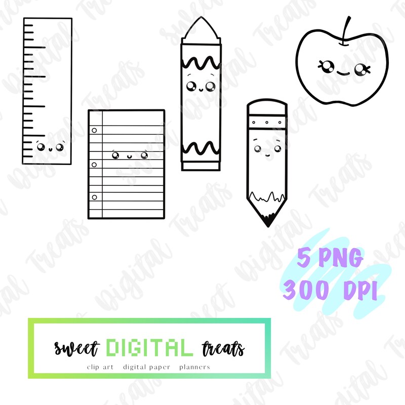 Kawaii School Supply - Etsy