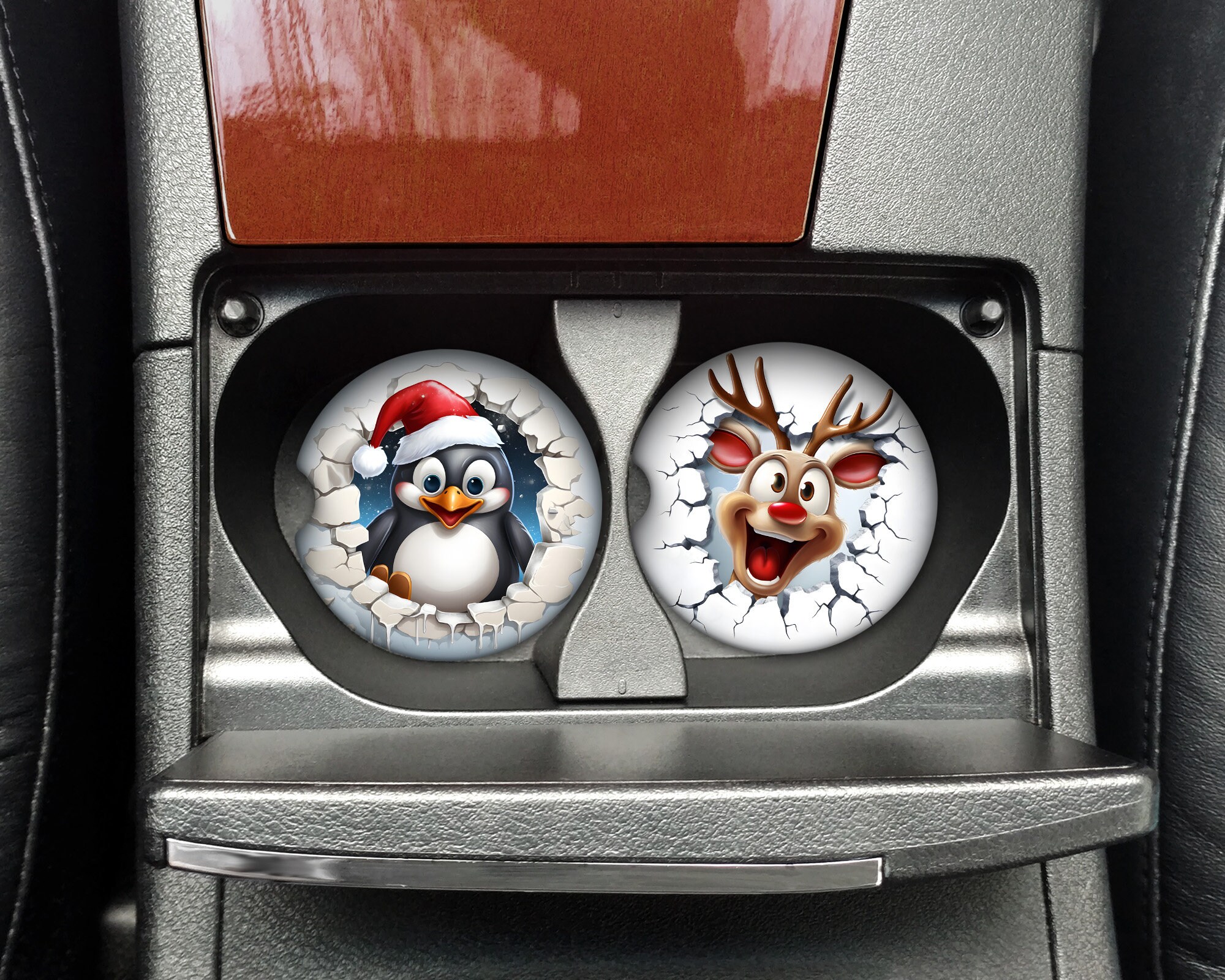 Christmas Busting Out Ornament PNG Designs: Car Coaster Digital ...