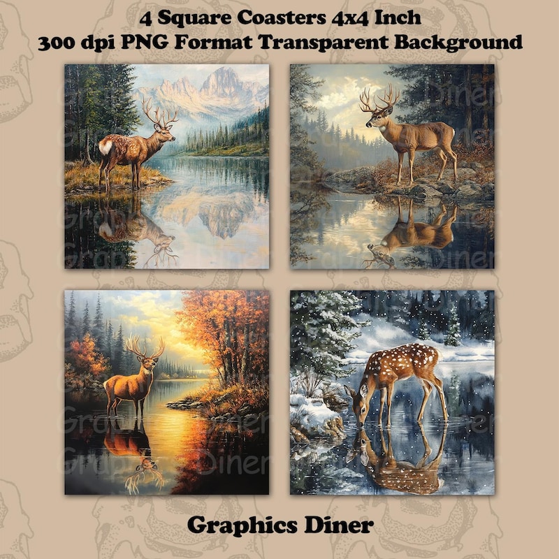 Reflection Coasters - Etsy