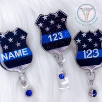 Police Badge Reel, Police Badge Holder, Police Officer Gifts, Police ...