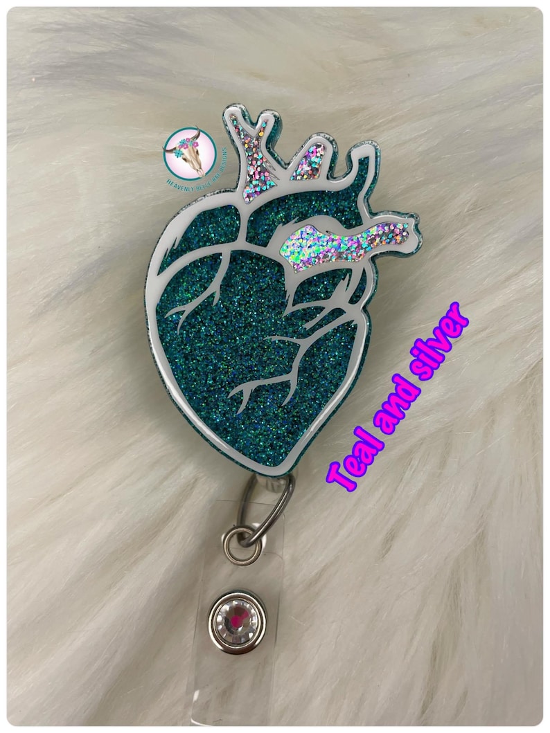 Anatomical Heart Badge Reel/ Cardiologist Badge Reel/ Cardiac - Etsy