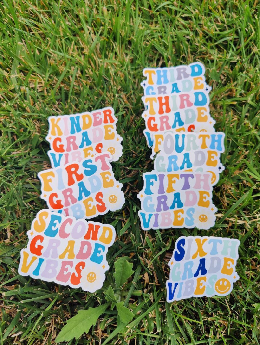 Grade Sticker Vibes | Teacher Sticker | Daycare Stickers | Daycare ...