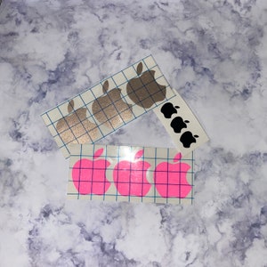 Custom Apple Logo Decal for MacBook , iPhone , and iPad | Apple Logo ...