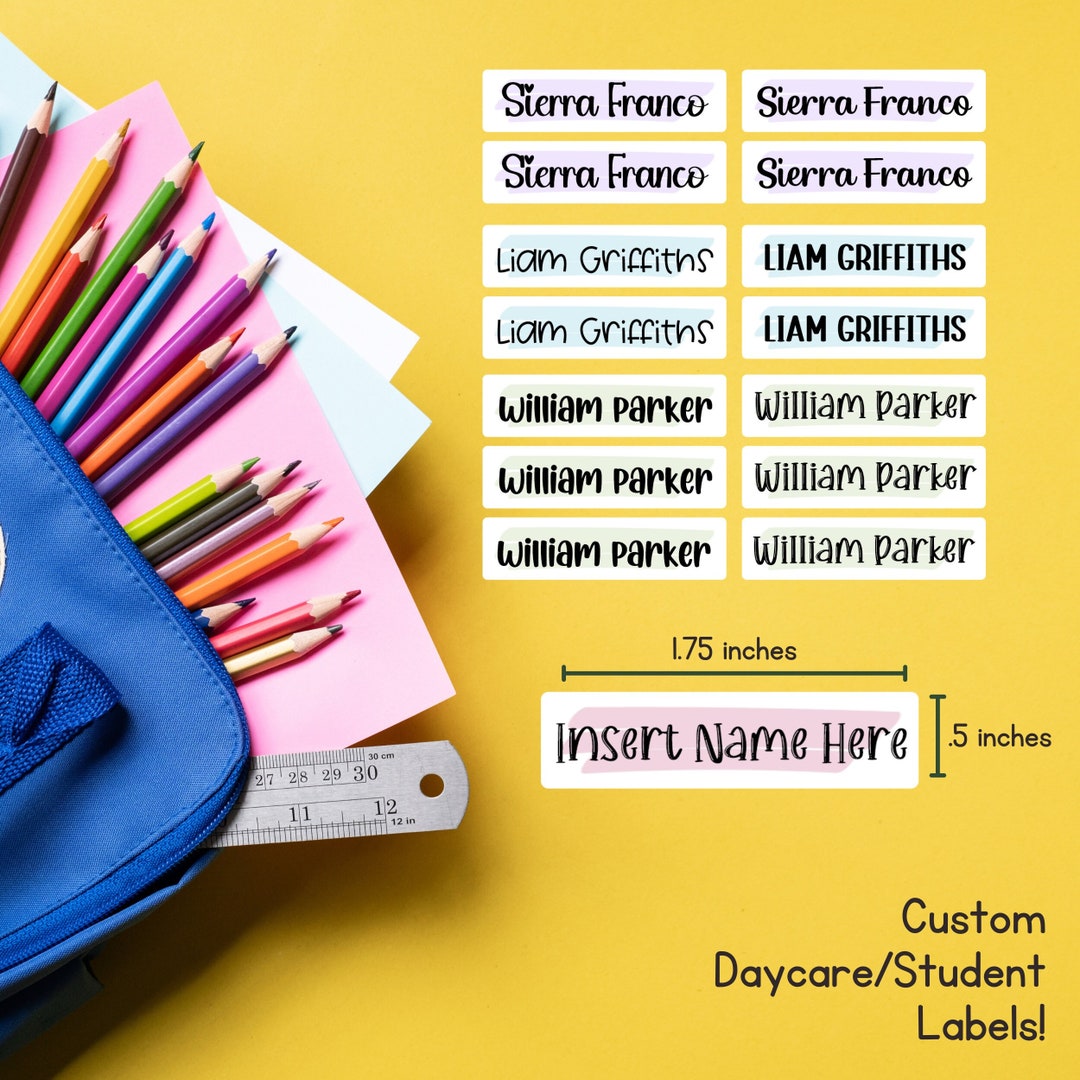 Custom Teacher Labels | Teacher Stickers | Name Stickers | School ...