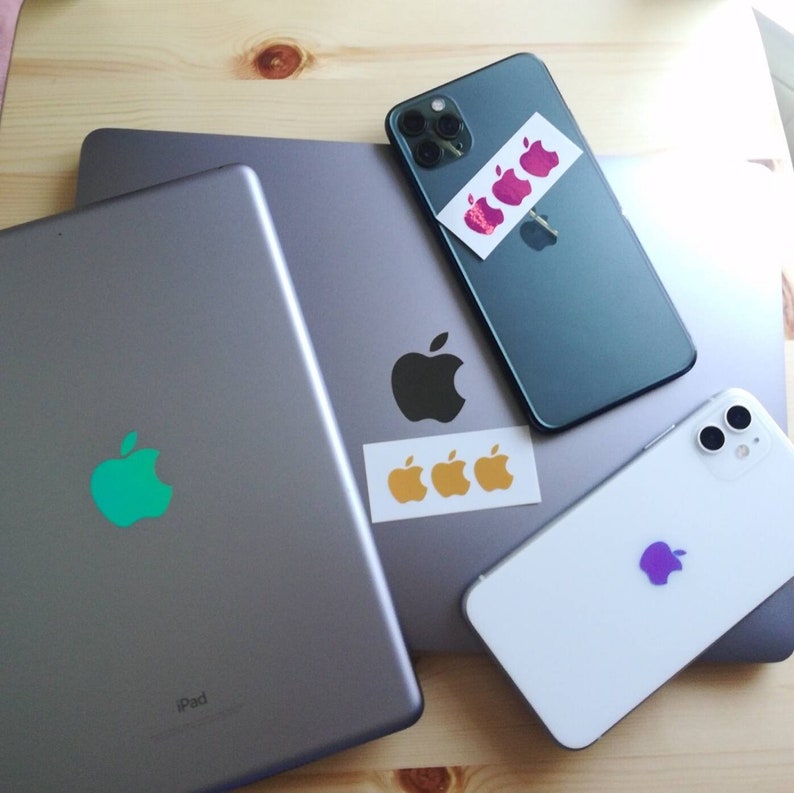 Custom Apple Logo Decal for Macbook Iphone and Ipad - Etsy
