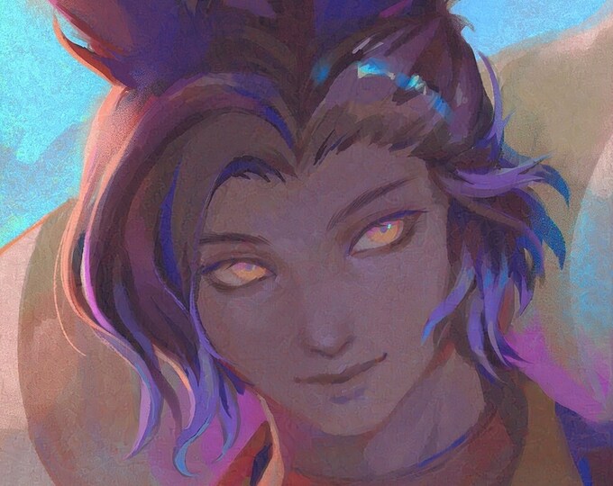 FFXIV Erenville Portrait Print (poster and Mini Size Available!) - Etsy