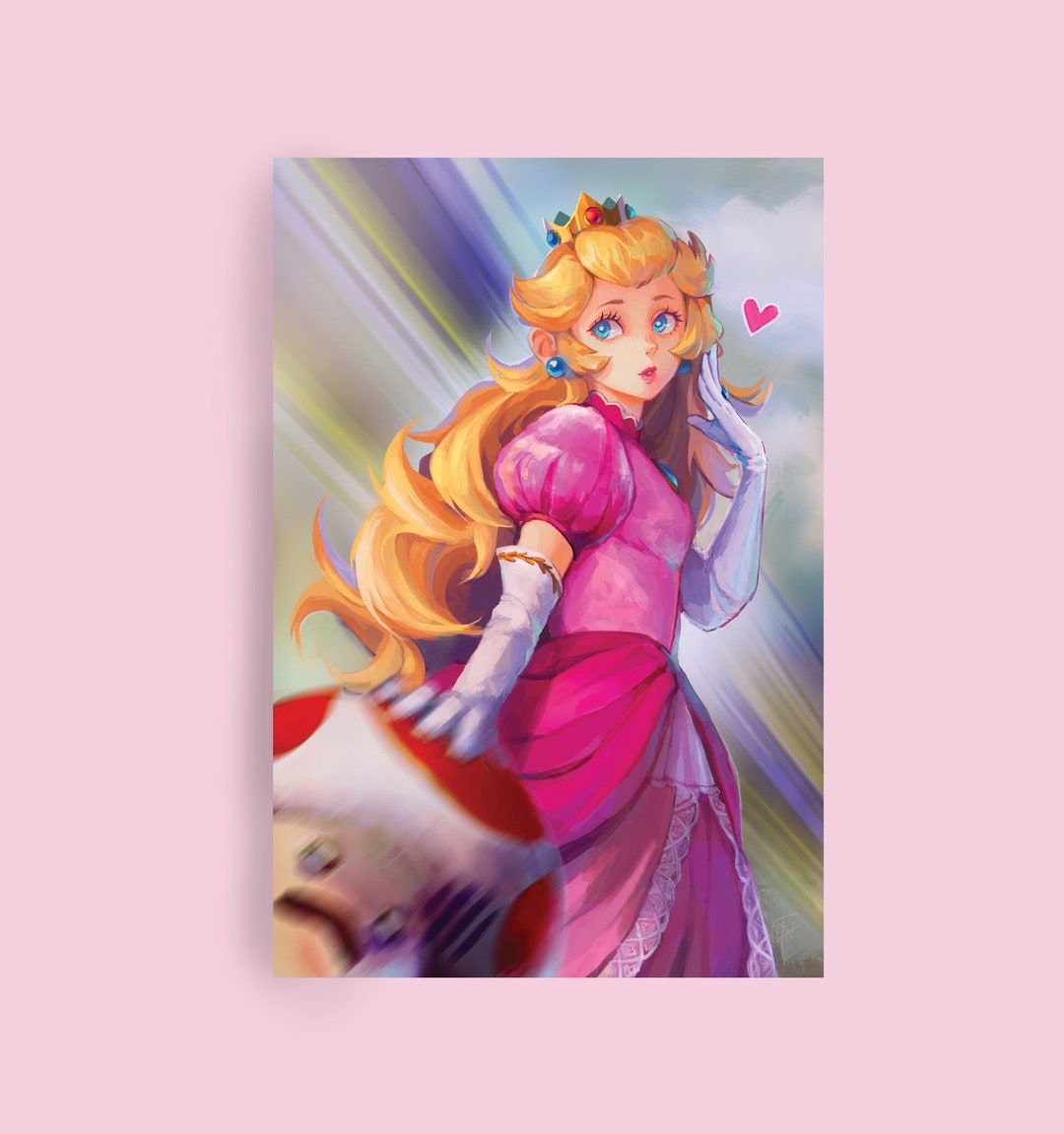 Princess Peach Poster Print - Etsy