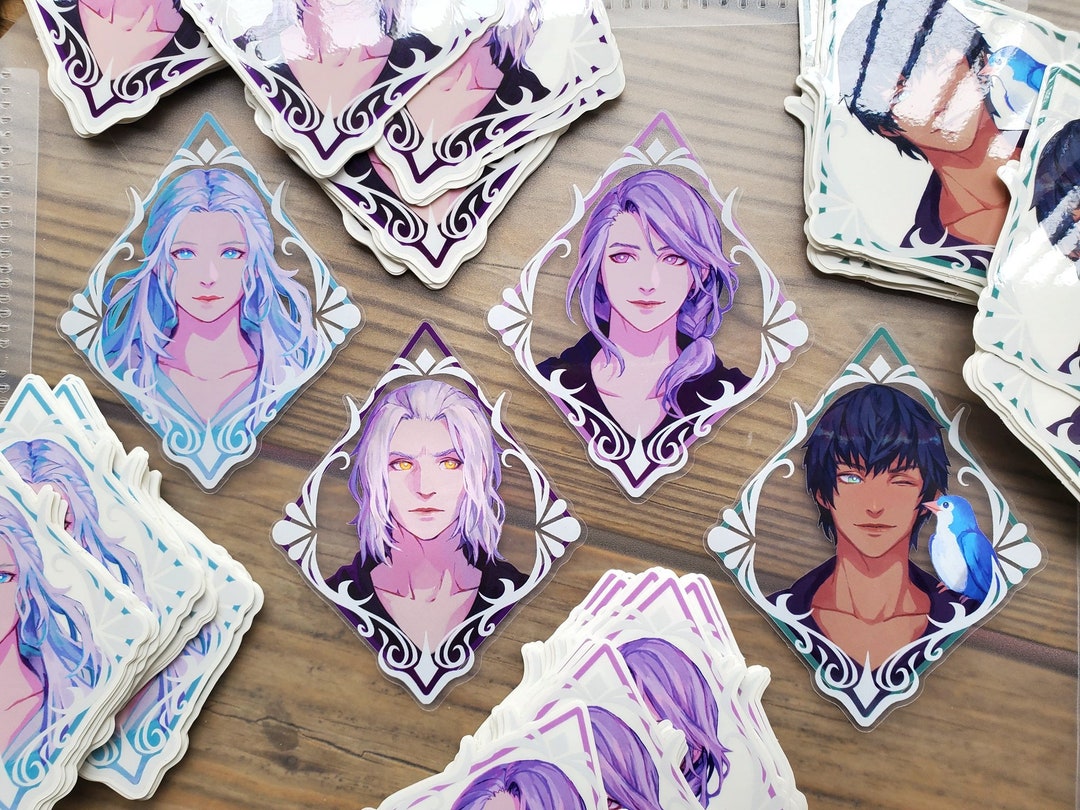 FFXIV Endwalker NPC Portrait Clear Vinyl Stickers - Etsy