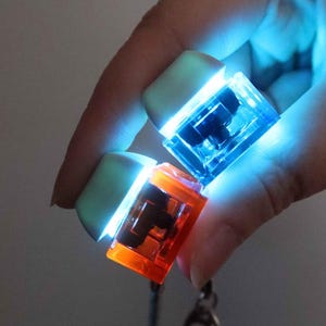 Sonic & Shadow Keycap Clicky Light-up Fidget Keychain - Etsy