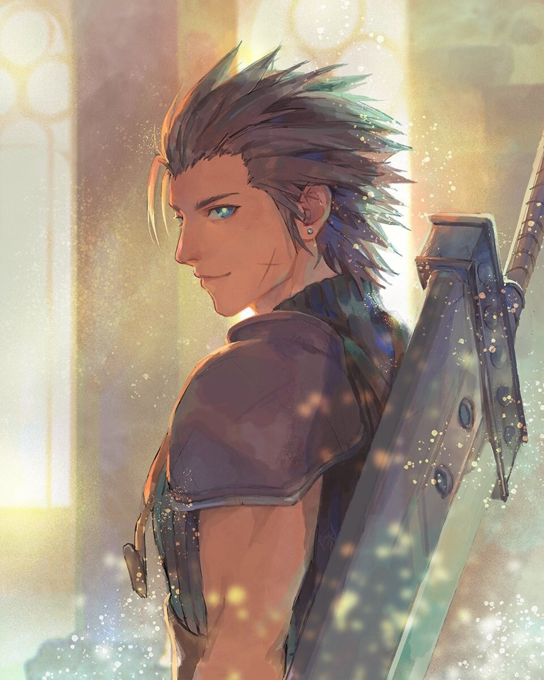 FFVII Zack Print US Letter Size - Etsy