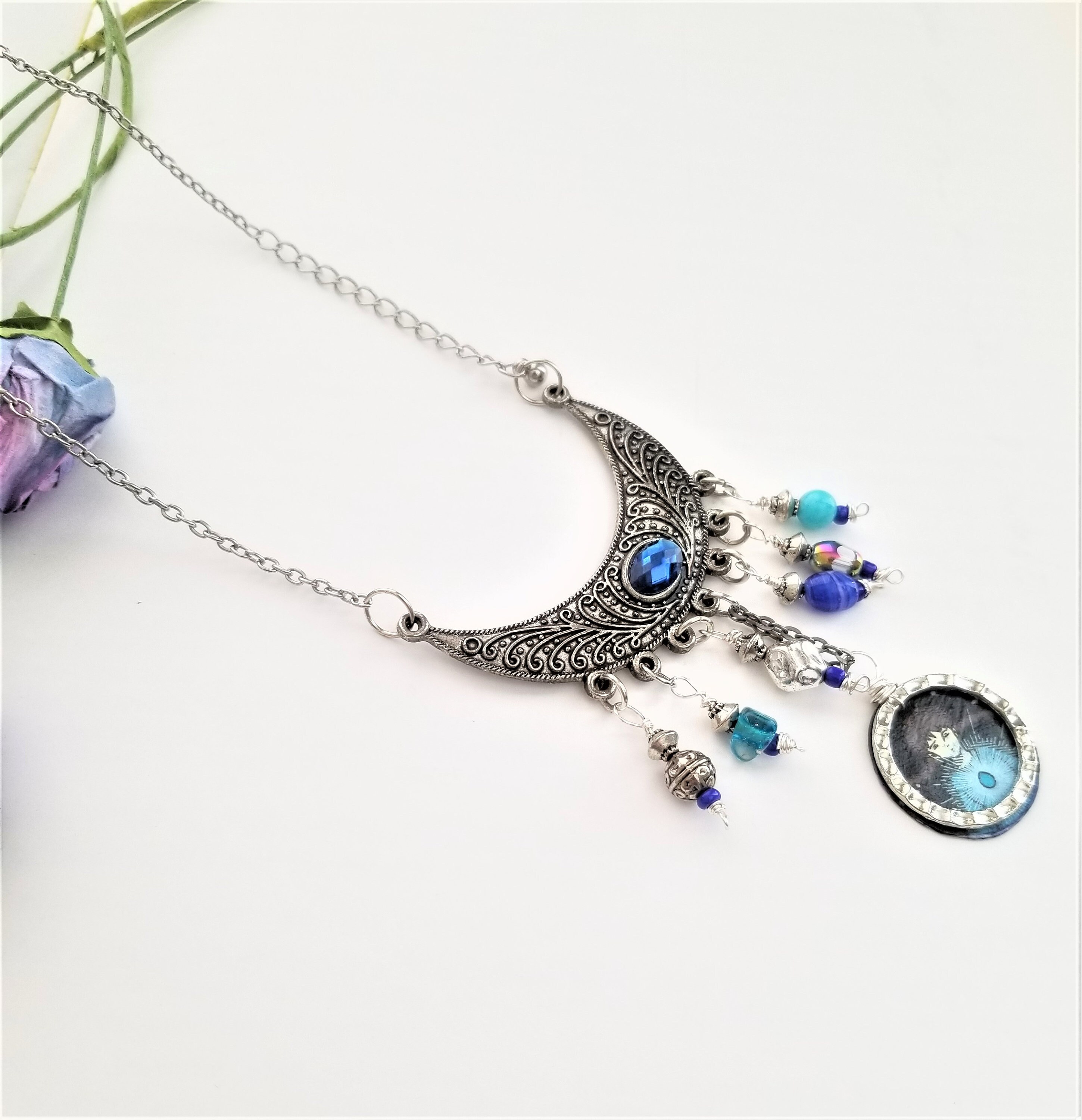 Crescent Moon Sheeta Necklace - Castle in the Sky Inspired Jewelry ...