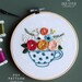 Tea Cup 6" Hand Embroidery PDF Pattern - Etsy