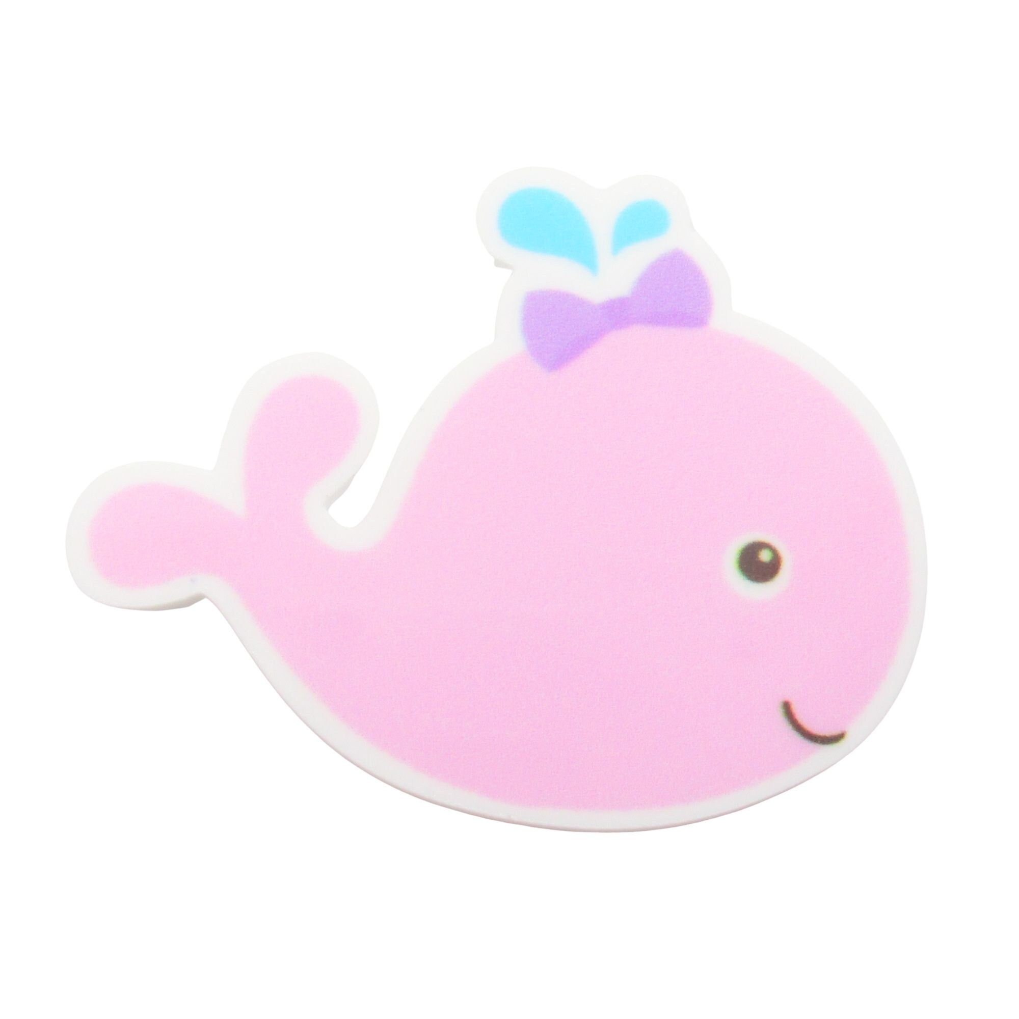 Cute Pink Whale Clipart