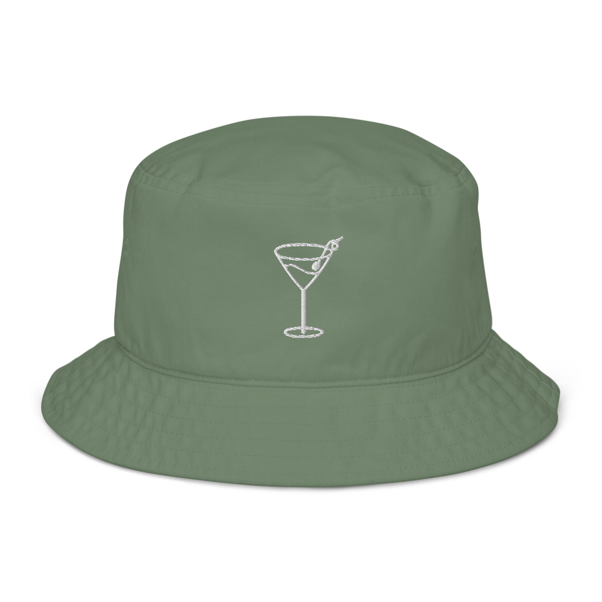 Dirty Martini Embroidered Organic Bucket Hat - Etsy