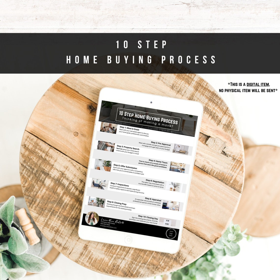 Home Buying Process - Template | Home Buyer Roadmap for Real Estate - Etsy