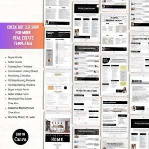 Moving and Post Closing Checklist Template - Real Estate - Etsy