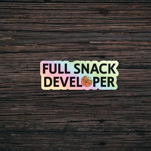 Holographic React Sticker | Etsy