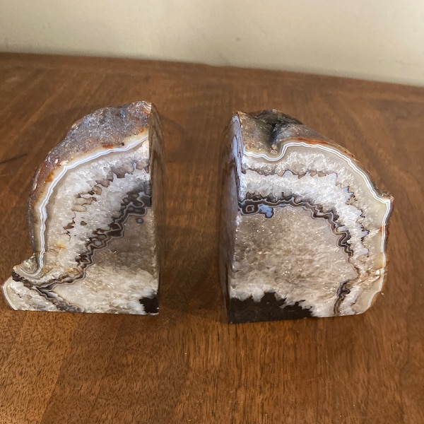 Agate Bookends - Etsy