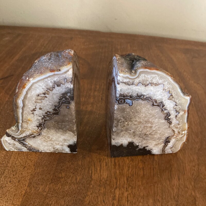 Agate Bookends - Etsy