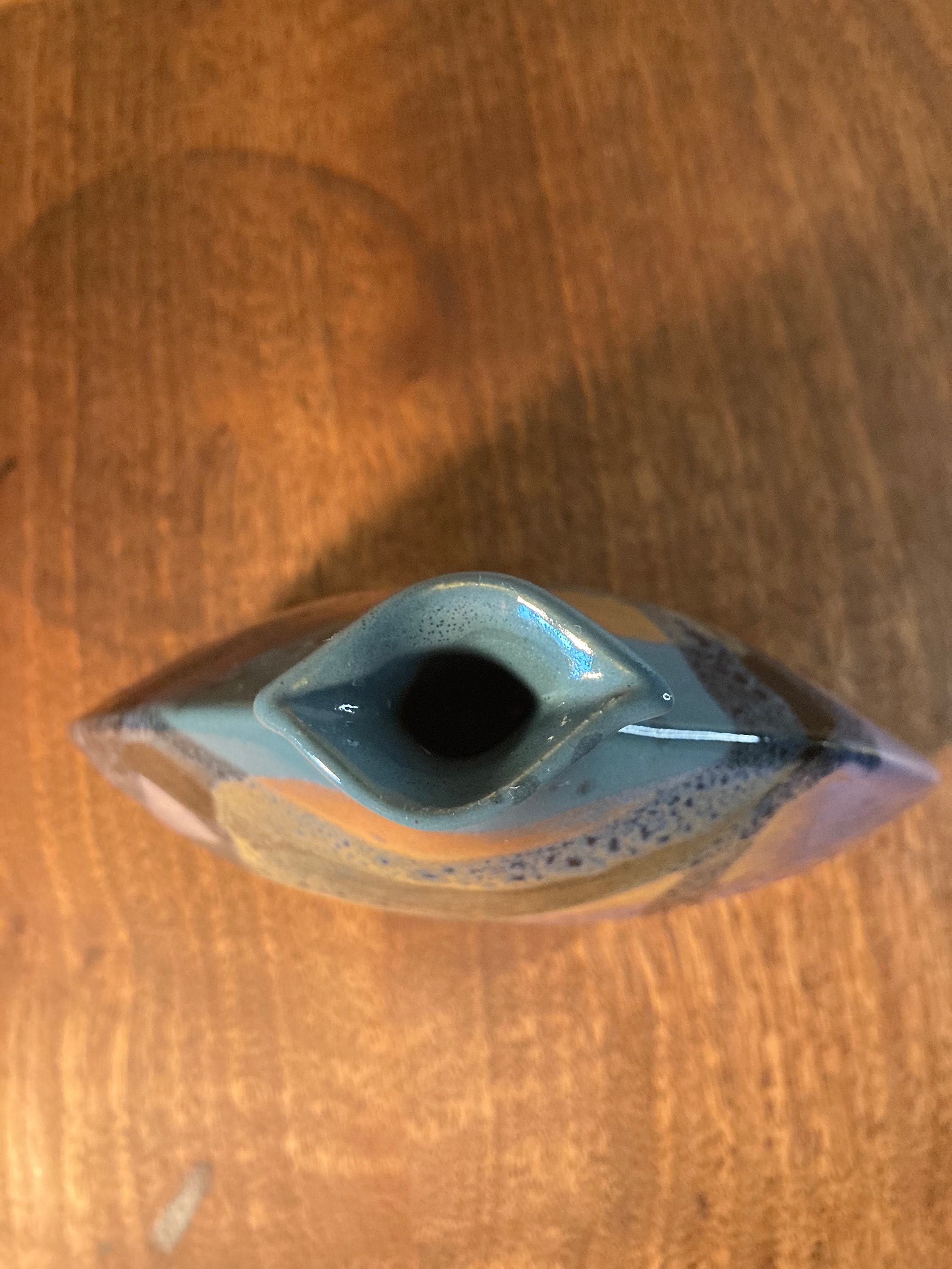 Vintage Flounder Vase Magnum Pottery Flared Lip - Etsy