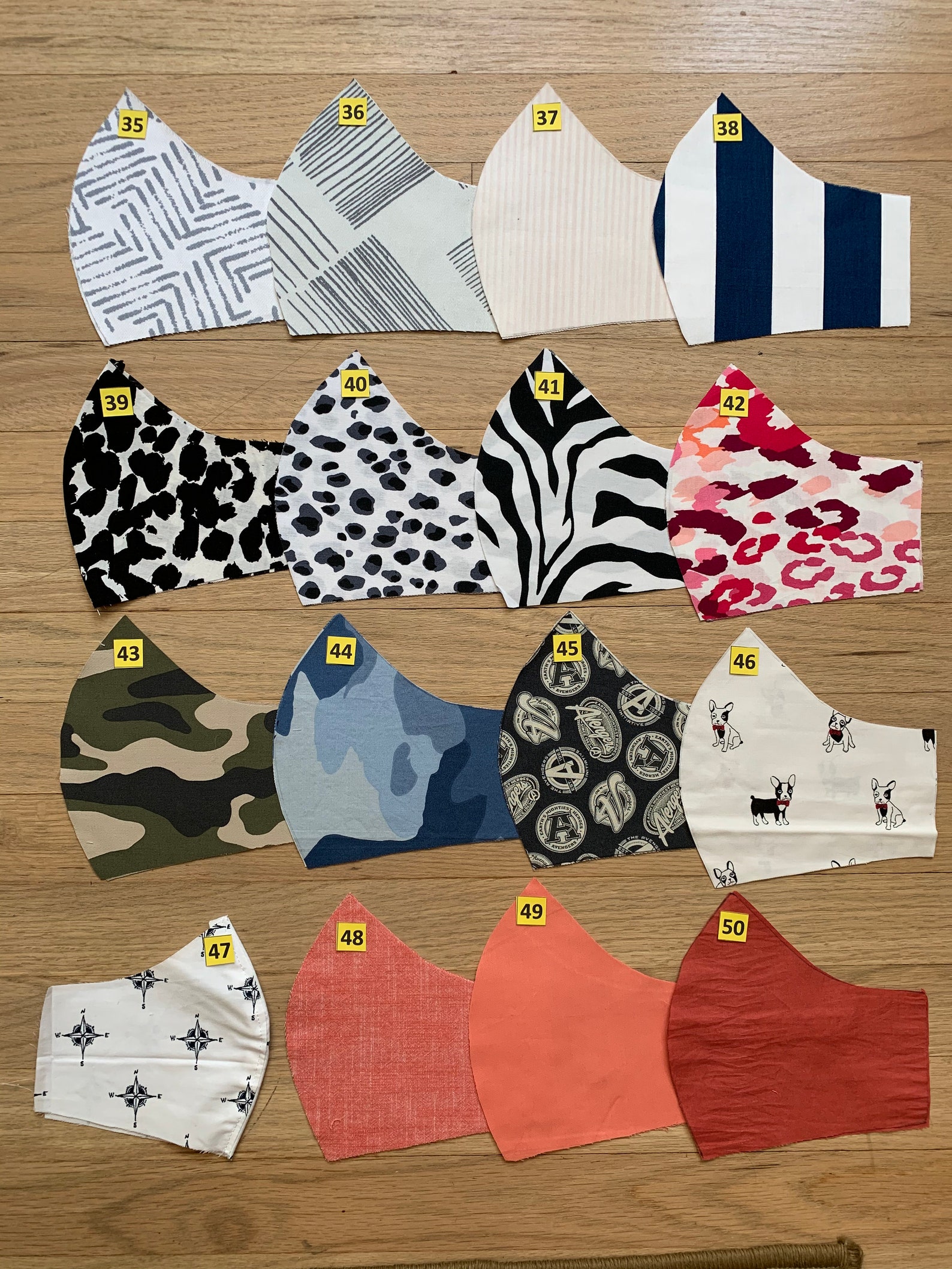 Reusable Face Mask With Filter Pocket and Nose Wire Cotton | Etsy