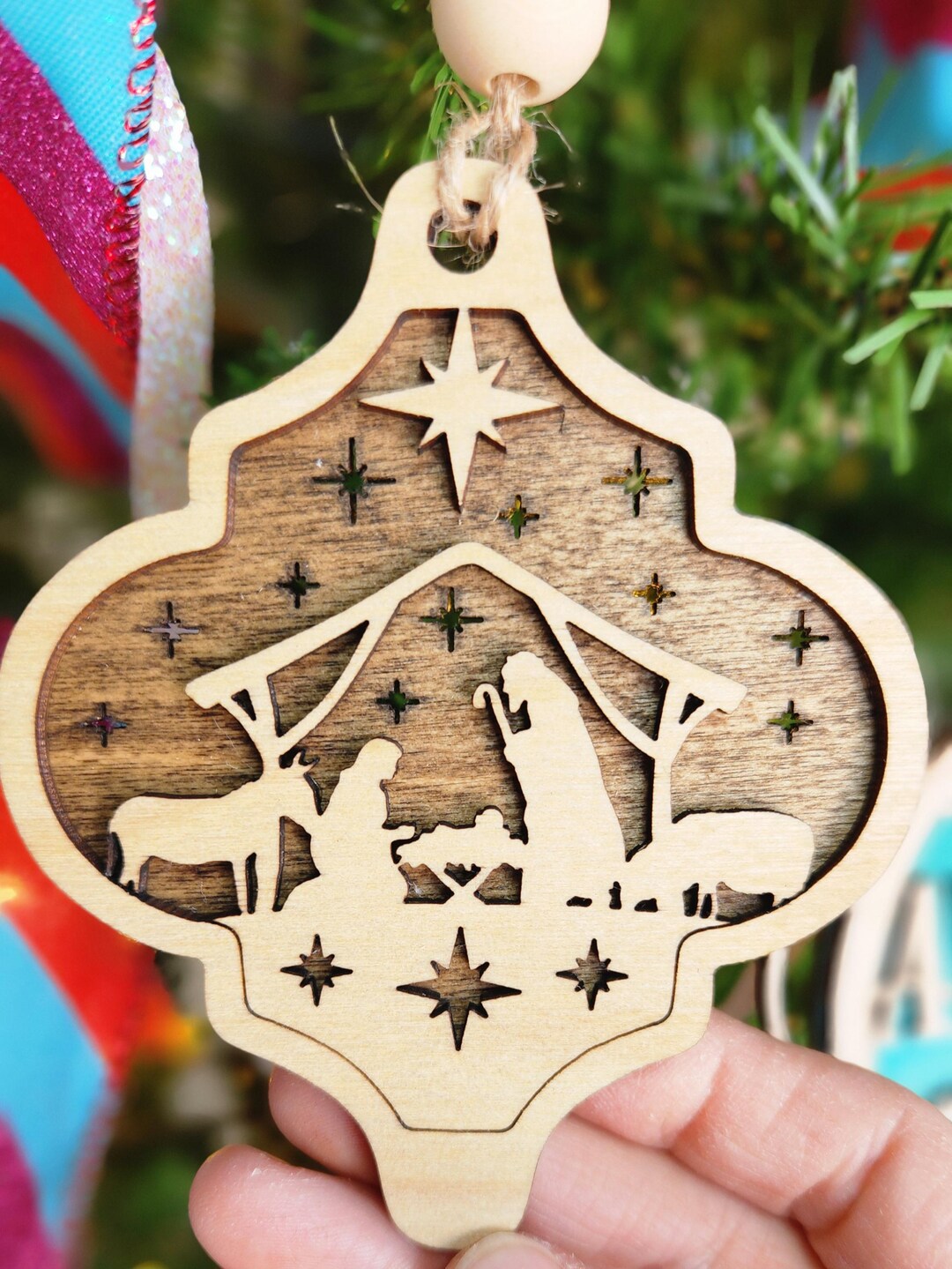 Nativity Ornament, Christmas Ornament - Etsy