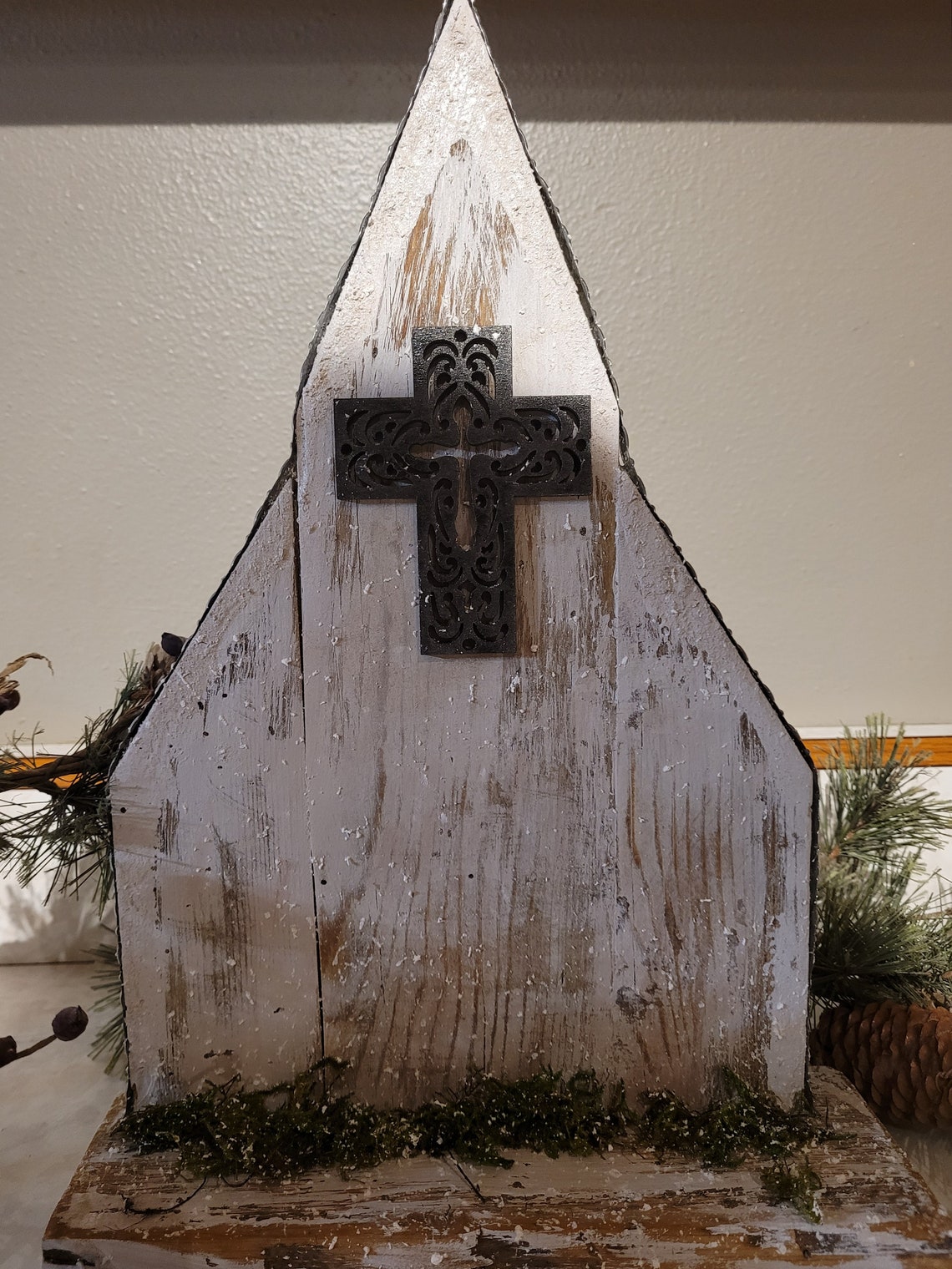 Rustic Wood Church Wood Church Church Decor Tiered Tray - Etsy