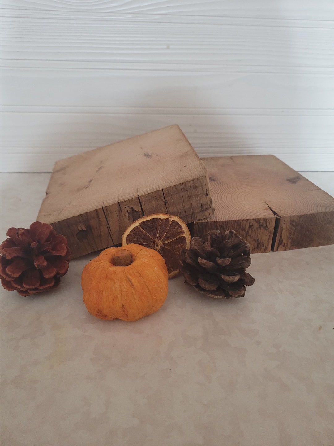 Small Reclaimed Wood Block Riser, Wedding Displays, Centerpieces ...