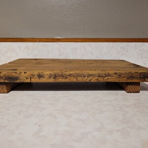 Handmade Reclaimed Barn Wood Riser: Rustic Tabletop Display - Etsy