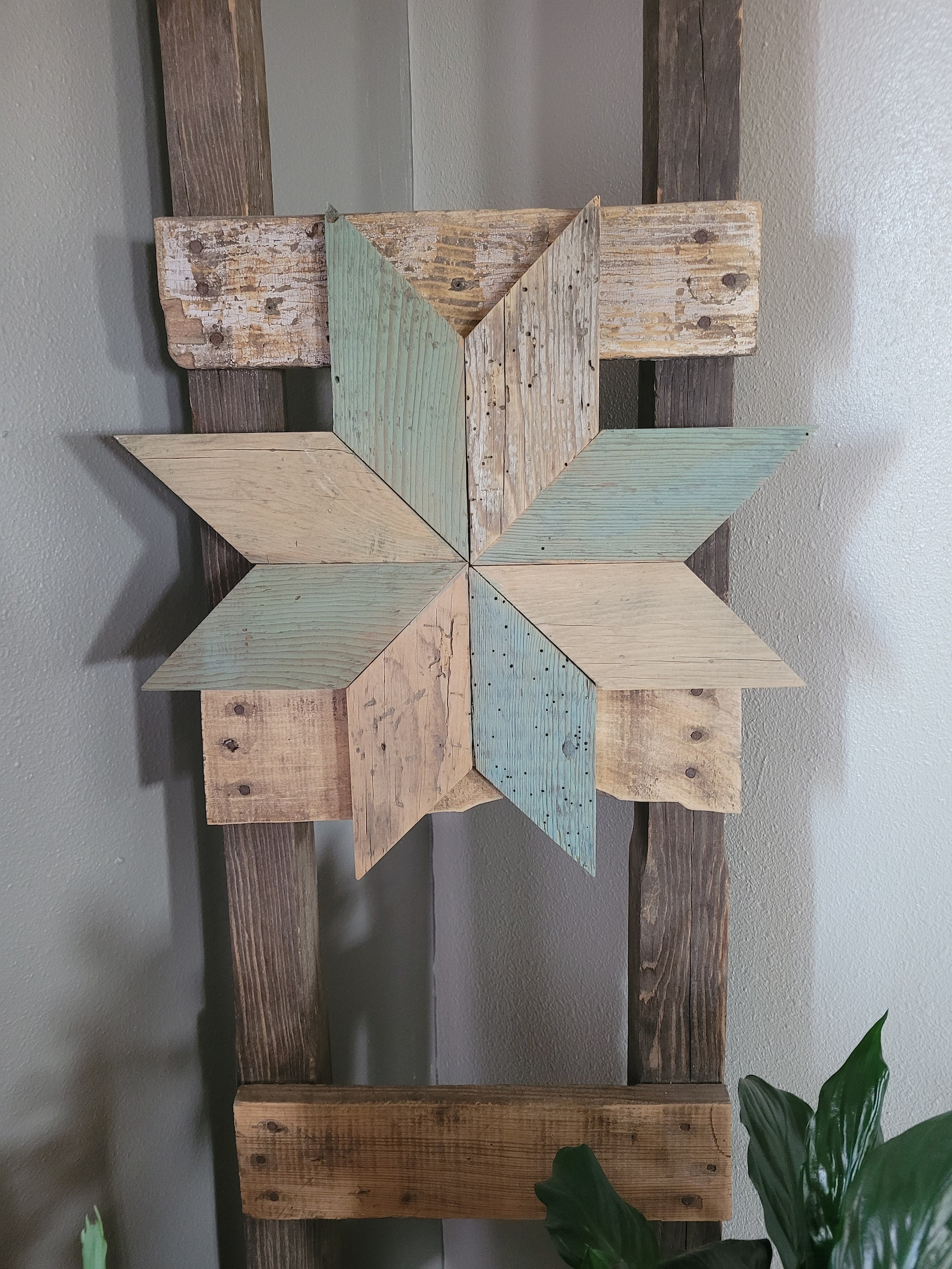 Rustic Reclaimed Barn Wood Star Rustic Farmhouse Decor - Etsy