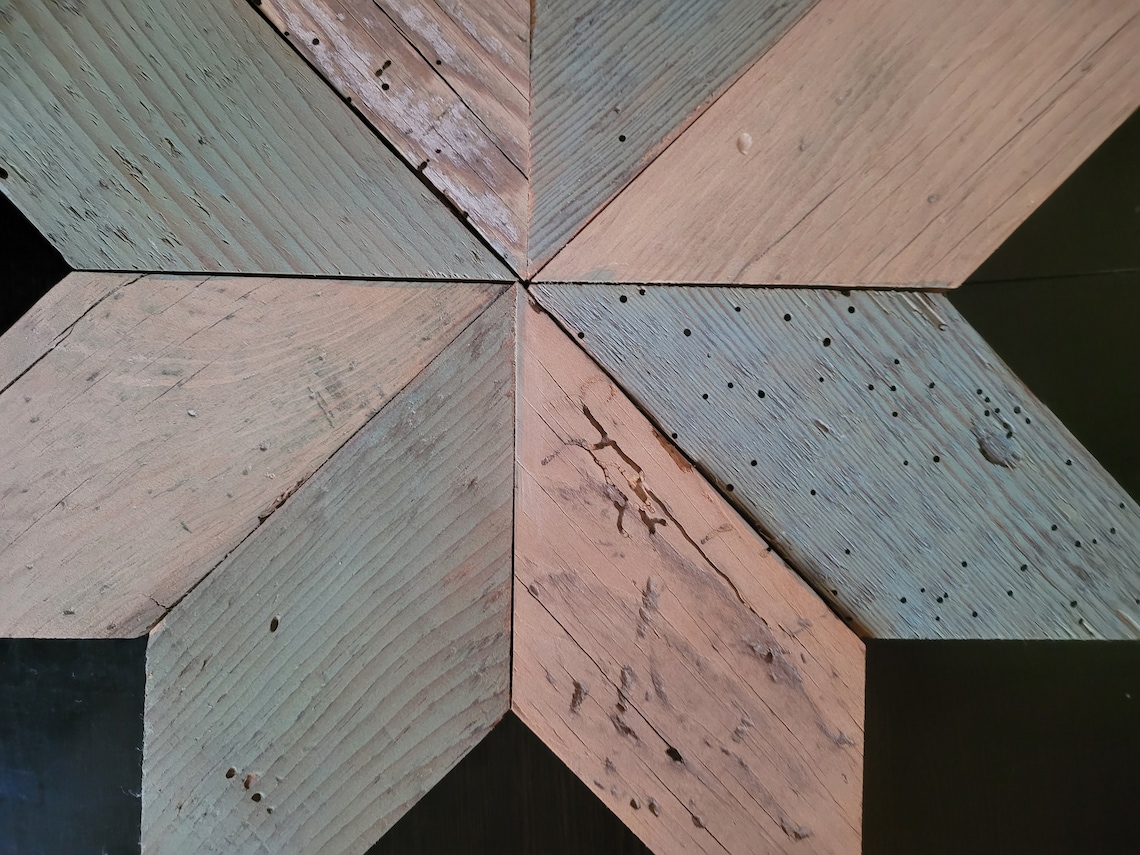 Rustic Reclaimed Barn Wood Star Rustic Farmhouse Decor - Etsy