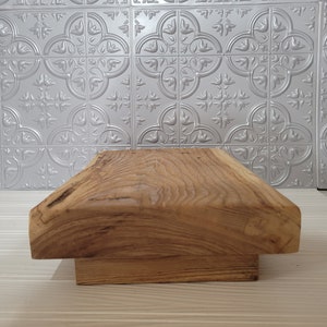 Rustic Reclaimed Wood Riser, Farmhouse Decor, Boho Wood Tray, Vintage ...