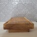 Rustic Reclaimed Wood Riser, Farmhouse Decor, Boho Wood Tray, Vintage ...