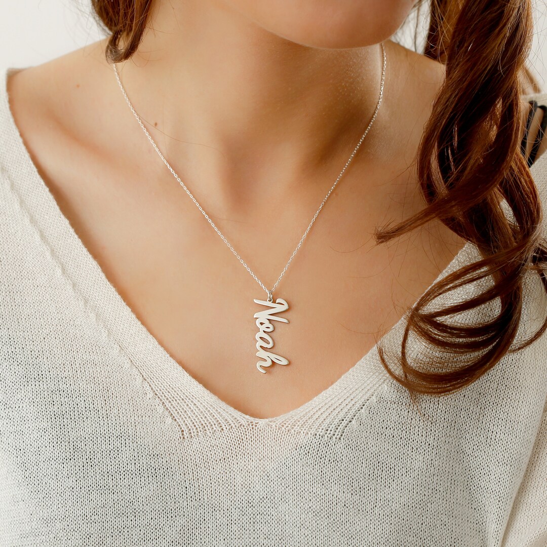 Personalized Name Necklaces, Personalized Name Necklaces , Script Name ...