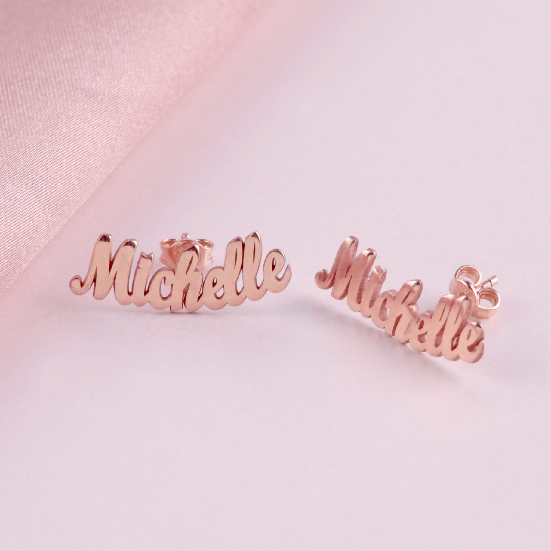 Name Earrings Stylish Earrings Personalized Earrings Stud | Etsy