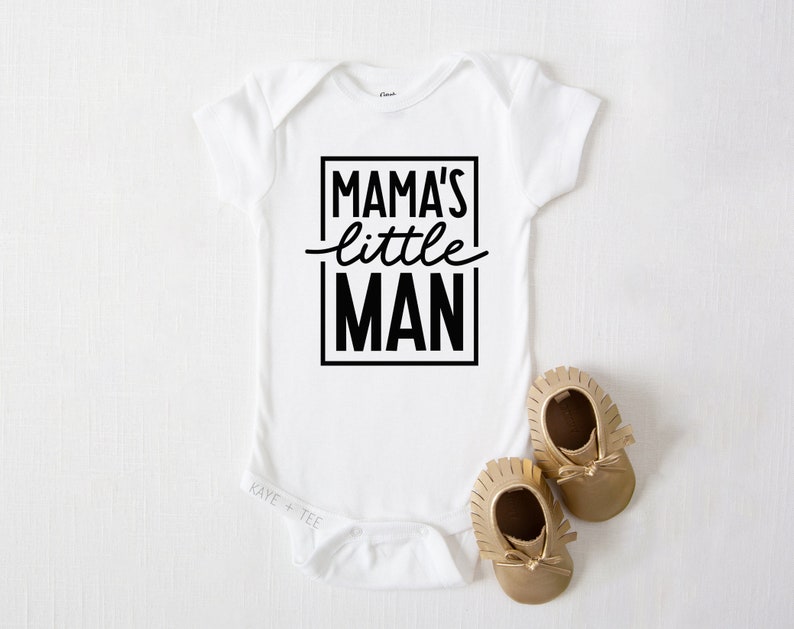 Mama's Little Man Onesies ® Bodysuit Baby Onesies Boy - Etsy