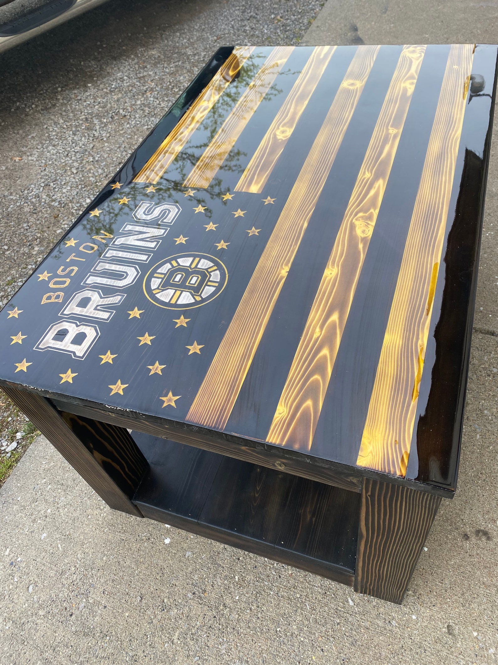 Rustic Wooden American Flag Table Farm House American Flag - Etsy